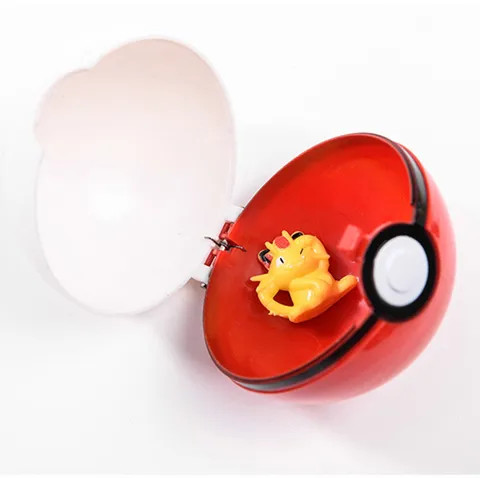 Buy Top Quality 7cm Poke Mon Balls With Figure Inside Ball Pokeball ...