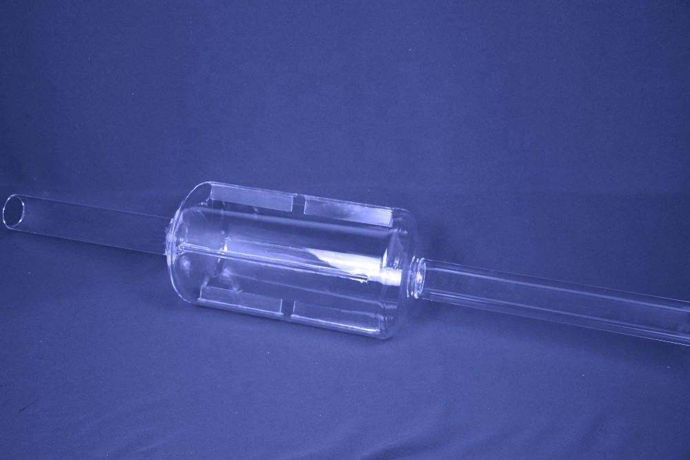 Buy Transparent Quartz Pipe Quartz Glass Tubes With Four Blades For ...