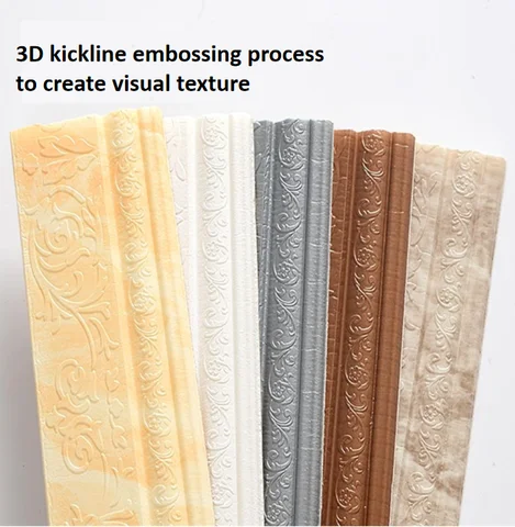 Buy Wall Sticker 3d Border Self-adhesive Skirting Line Waist Line ...
