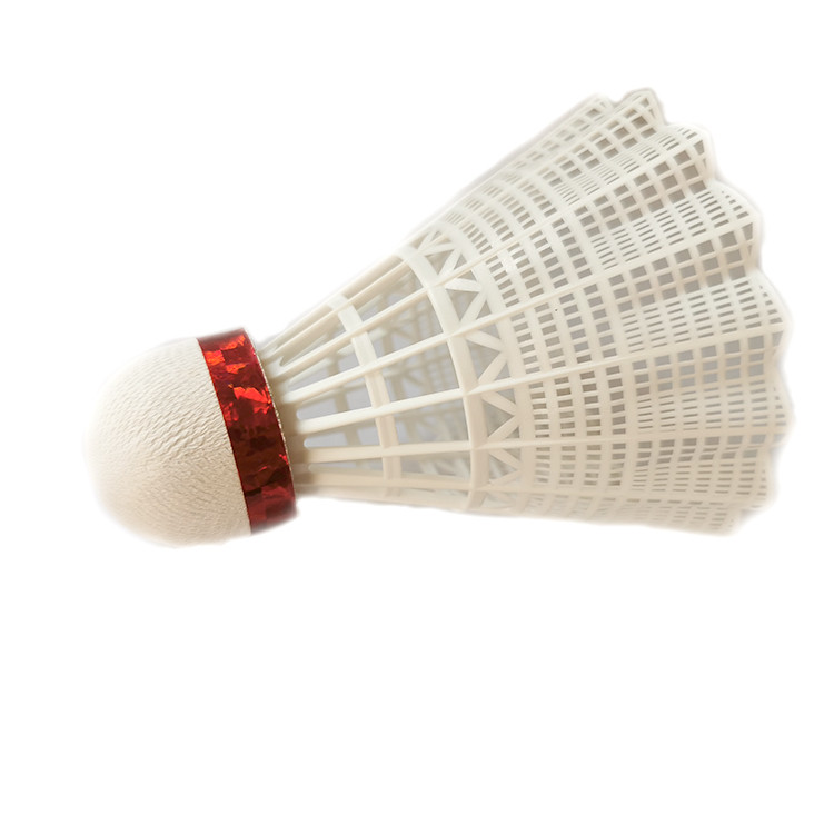 Buy White Color Nylon Pu Cork Colorful Ring Sample Nylon Badminton ...