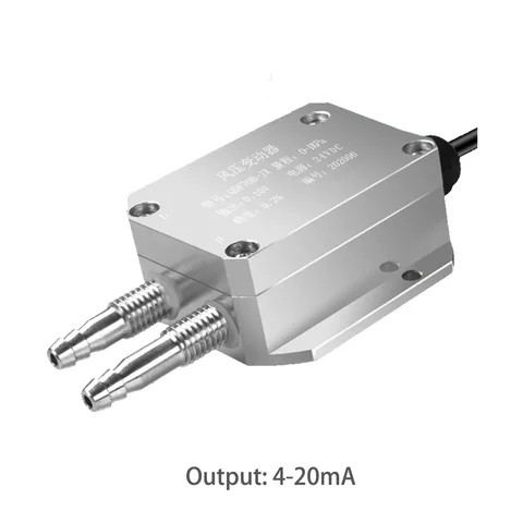 Buy Wind Pressure Transmitter Output Signal 4-20ma Fan Pressure Pipe ...