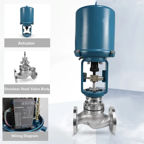 Buy Zdlp-16p Stainless Steel Electric Control Valve Electric ...