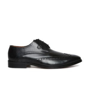 Buy Full Grain Black Leather Shoes from SANI PRODUCTS, India ...