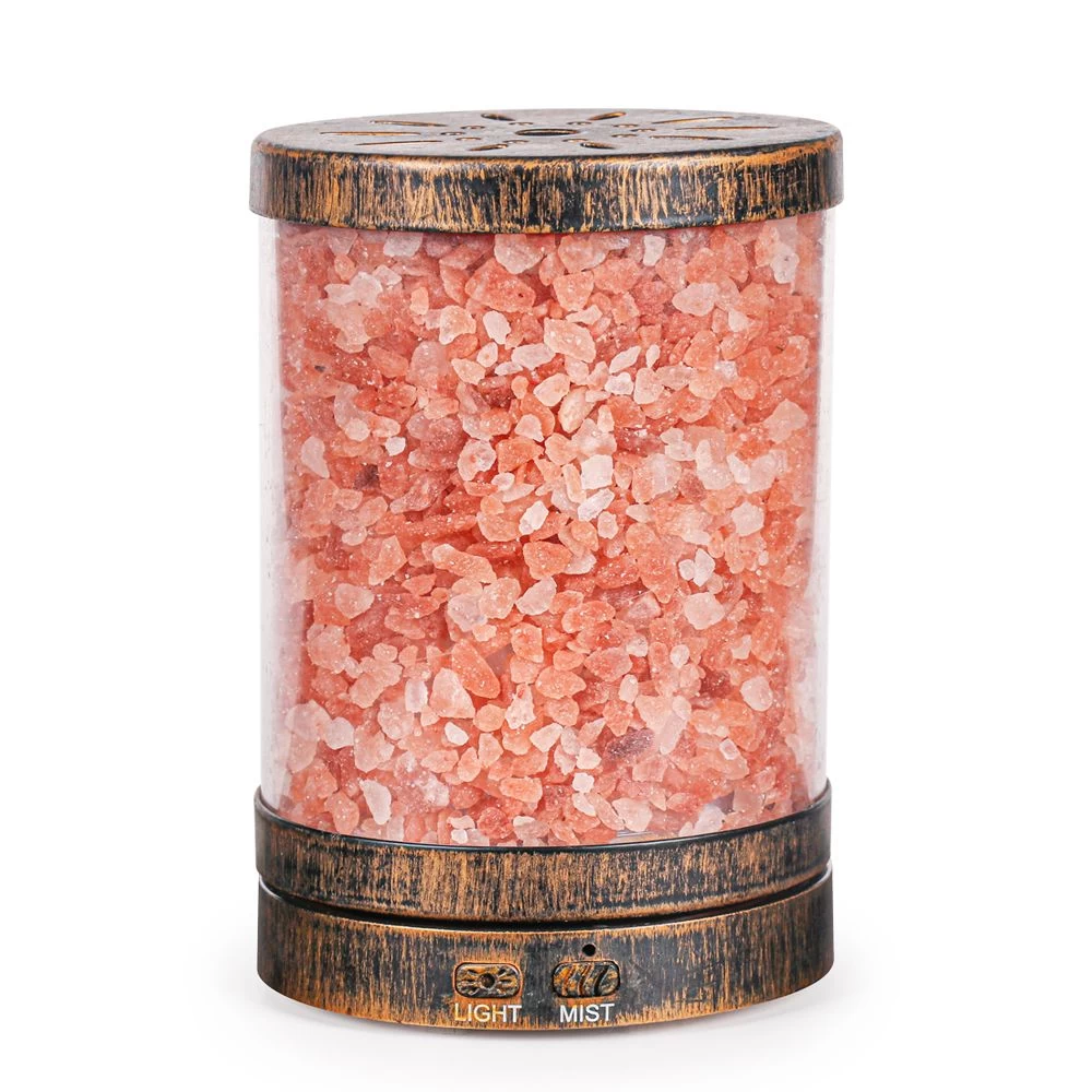 Buy 2023 New Design Himalayan Salt Style Aroma Diffuser Metal Surface ...