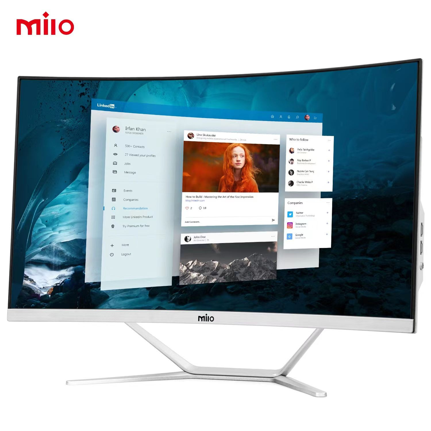 Buy 23.8” 24“ H510 Mainboard Intel I5-1135g Ddr4 16gb Hd 2k All In One ...