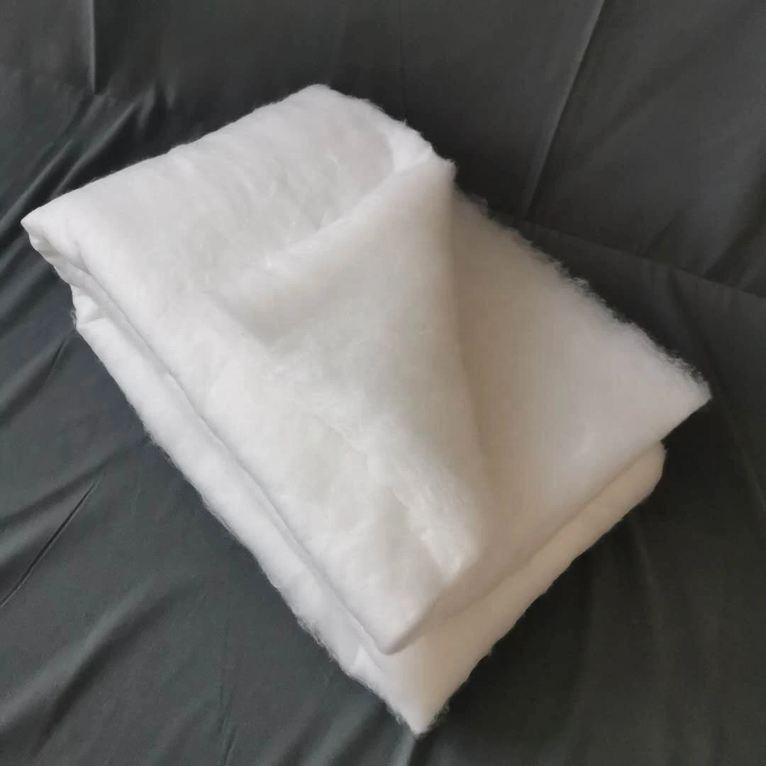 Buy Grs certificate polyester Wadding post consumer recycled polyester ...