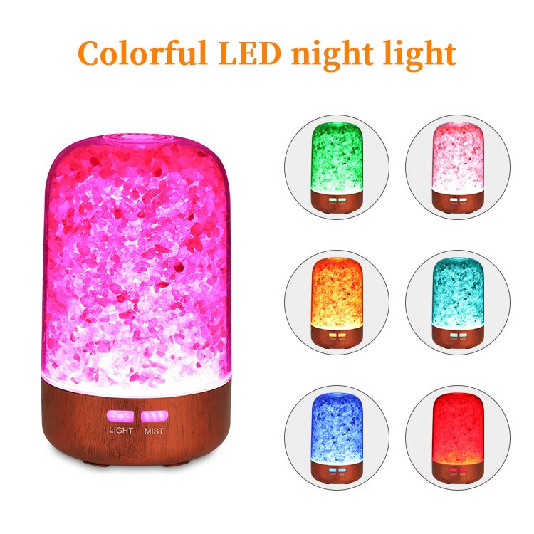 Buy 2023 New Design Himalayan Salt Style Aroma Diffuser Metal Surface ...