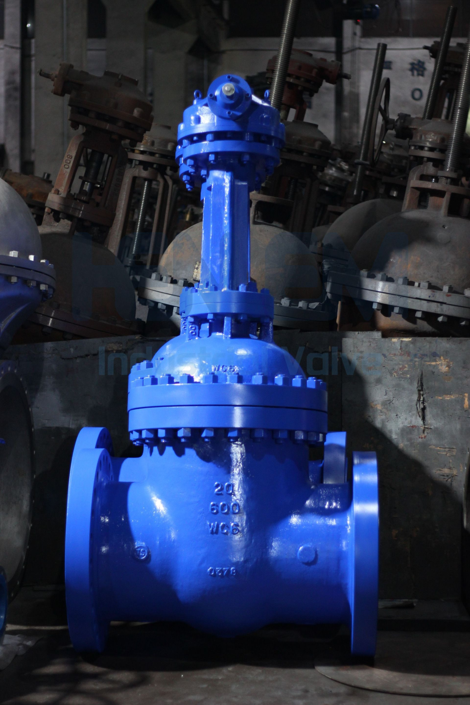 Buy Ansi Standard Wc6 High Temperature Gate Valve Flange End With Gear ...