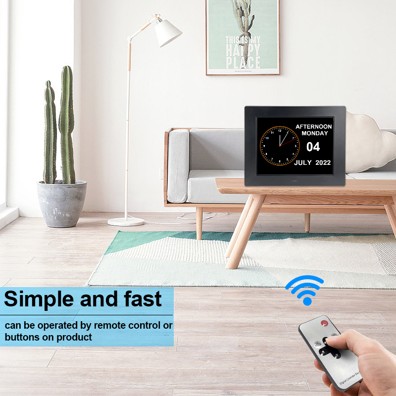 Buy 7 8 10 Inch Medication Reminders Digital Calendar Day Clock For ...