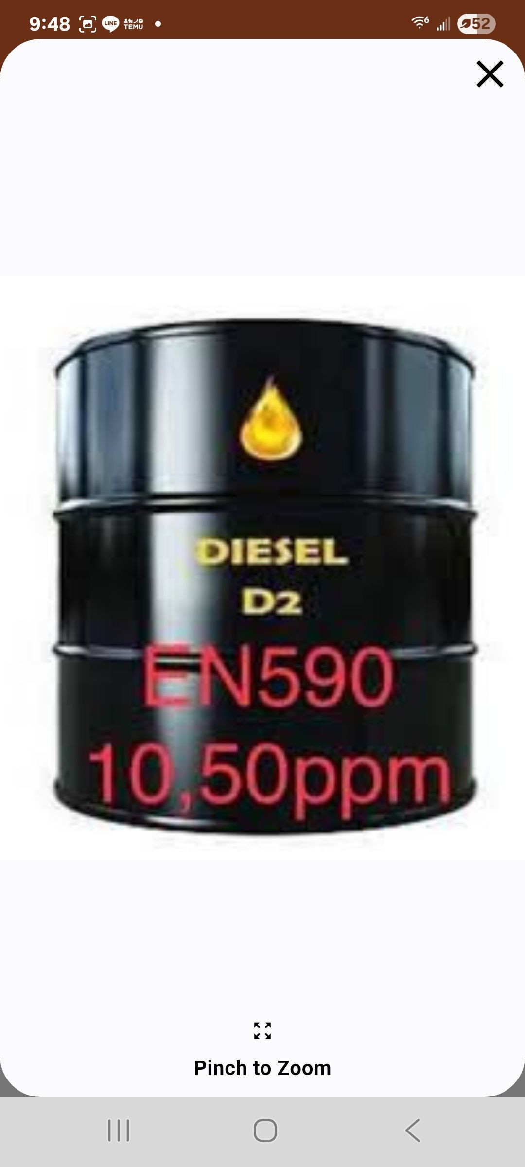 Buy Bulk Diesel Fuel En590 10ppm Sale from Century Construction, USA ...