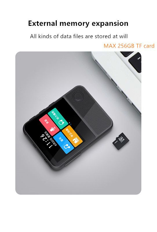 Buy Ms23 Loud Speak 2.31 Inches Screen Ai Decode Mp3 Mp4 Player For ...