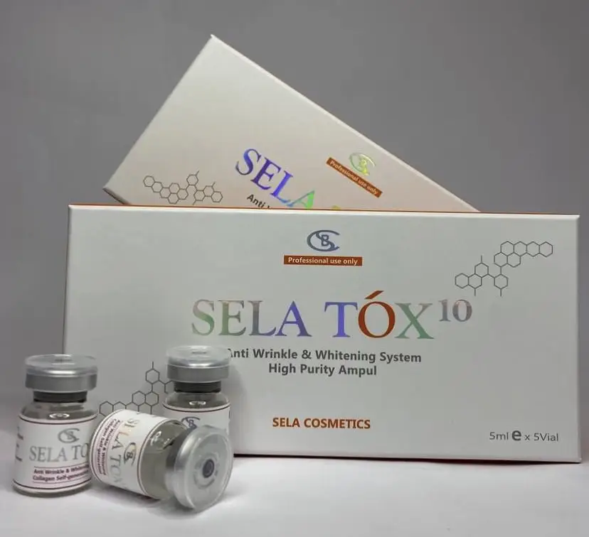 Buy 5*5ml Sela Tox 10 Skin Booster Hydra Roller Anti Wrinkles Selatox ...