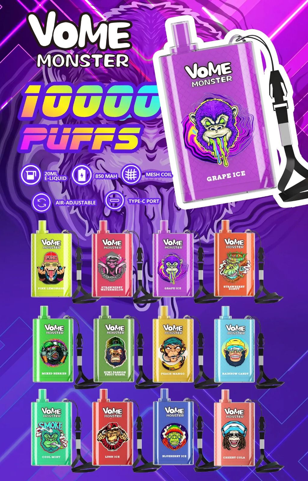 Buy Vome Monster from Shenzhen Weihong Technology Co., Ltd, China ...