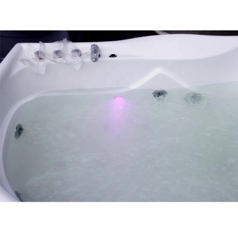 Buy 2 Person Luxury Led Light Hot Spa Water Jets Bathroom Corner ...