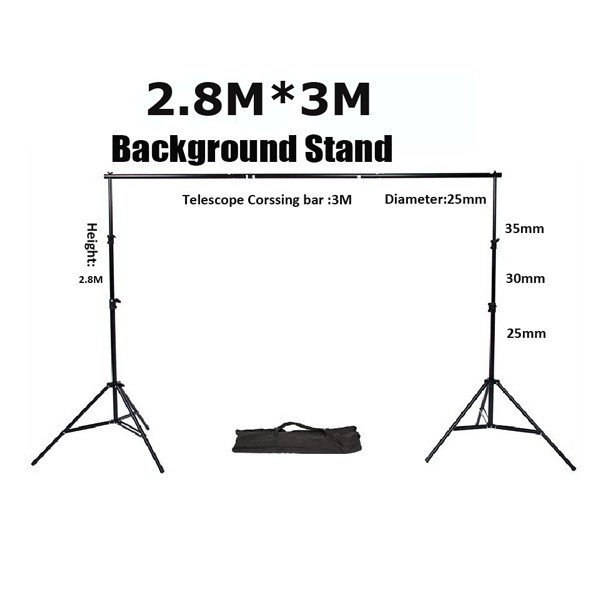 Buy 2.8*3m Adjustable Photography Background Stand Bracket Backdrop ...