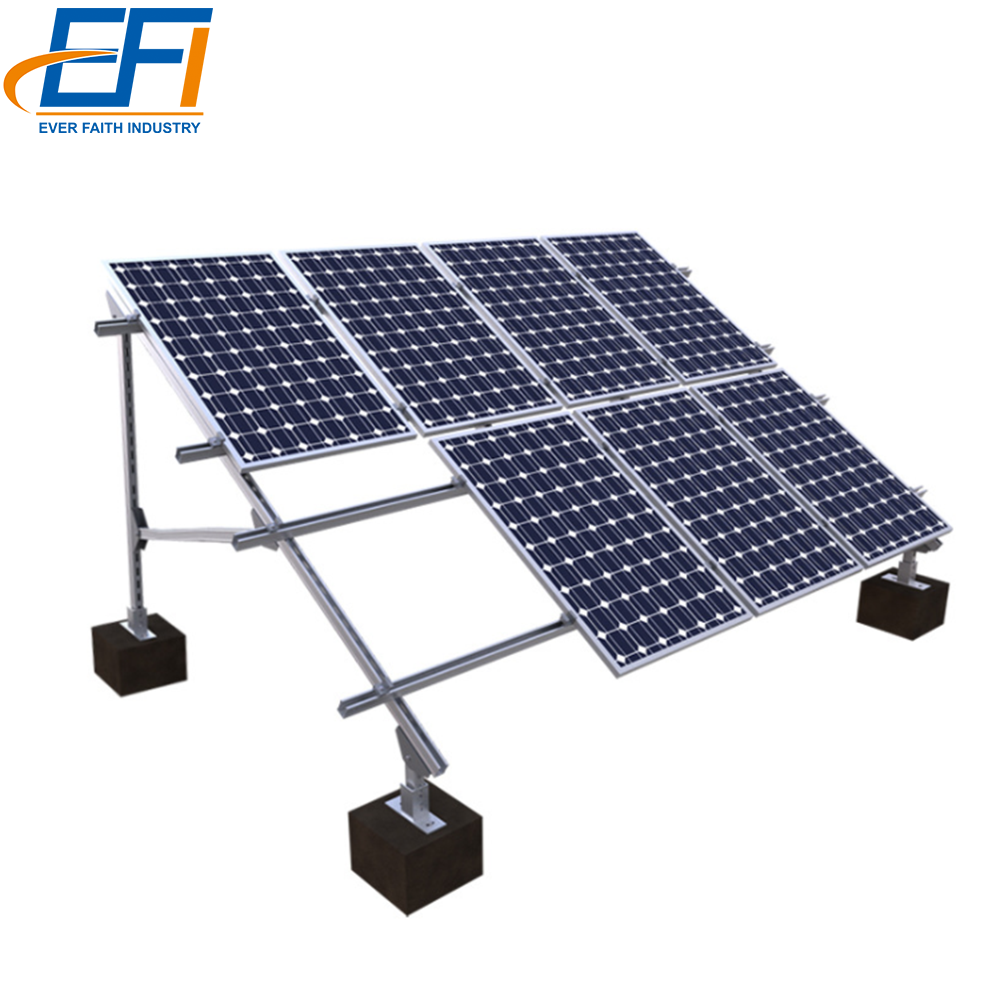 Buy Anodized Al6005 T5 Adjustable Pv Mount Rack Support System 20kw ...