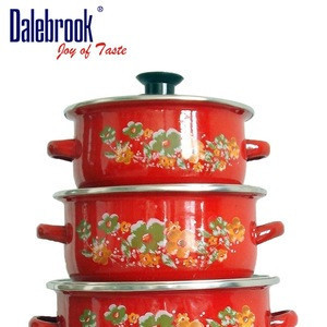 Buy Anycook 12pcs Enamelware Ceramic Stock Sauce Hot Cooking Pot ...