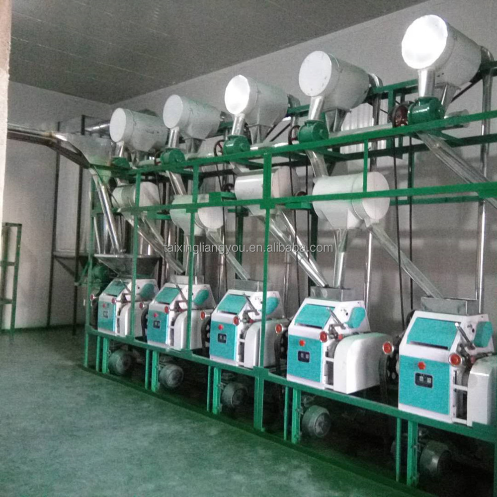 Buy Automatic Small Sorghum Millet Flour Mill Plant Milling Machine ...