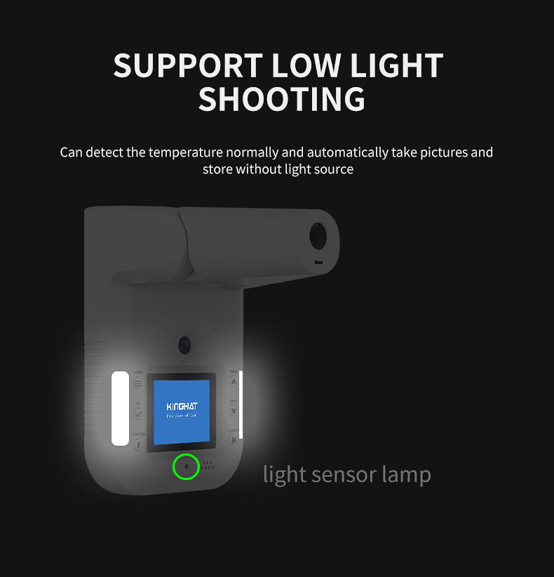 Buy Automatic Temperature Scanner With Camera Wall Mounted Infrared ...