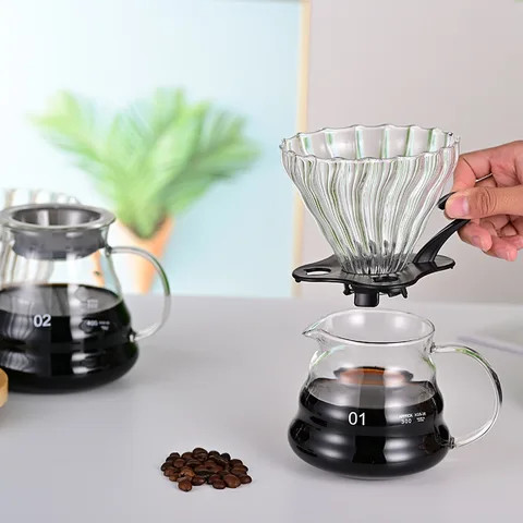 Buy Borosilicate Glass Range Coffee Server Coffee Makerkettle Handmade ...