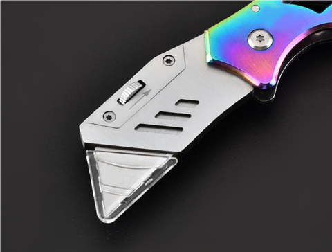 Buy Box Cutter Retractable Paper Cutting Knife Pocket Heavy Duty ...