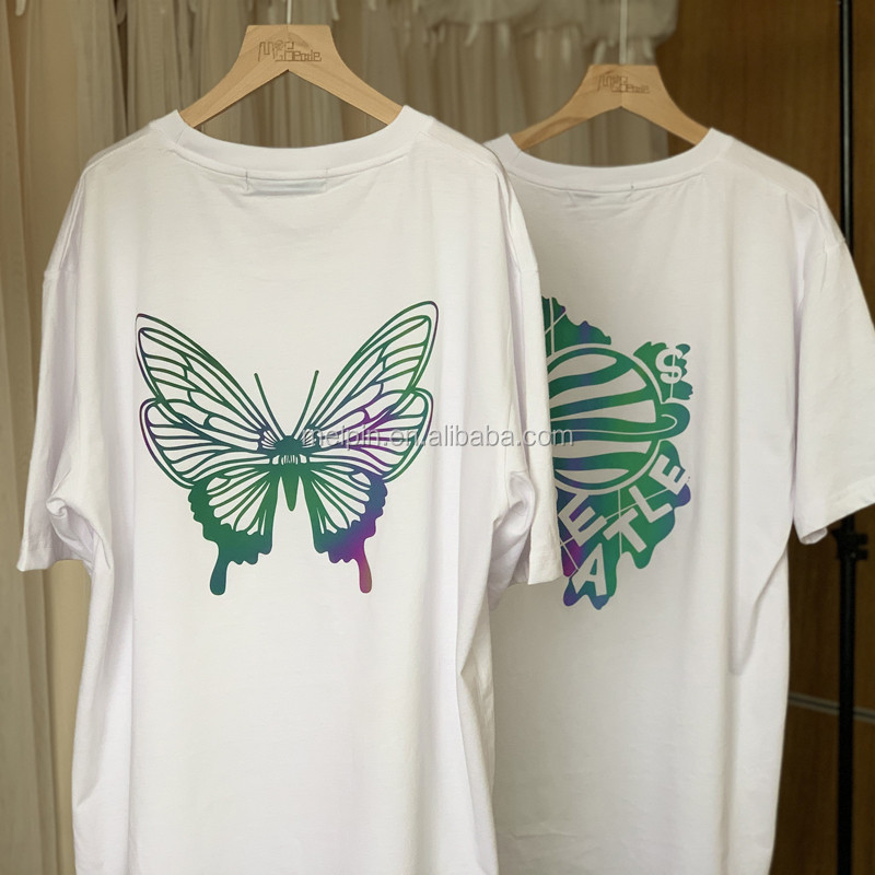 Buy Butterfly Reflective Logo Sticker Reflective Transfer Label ...