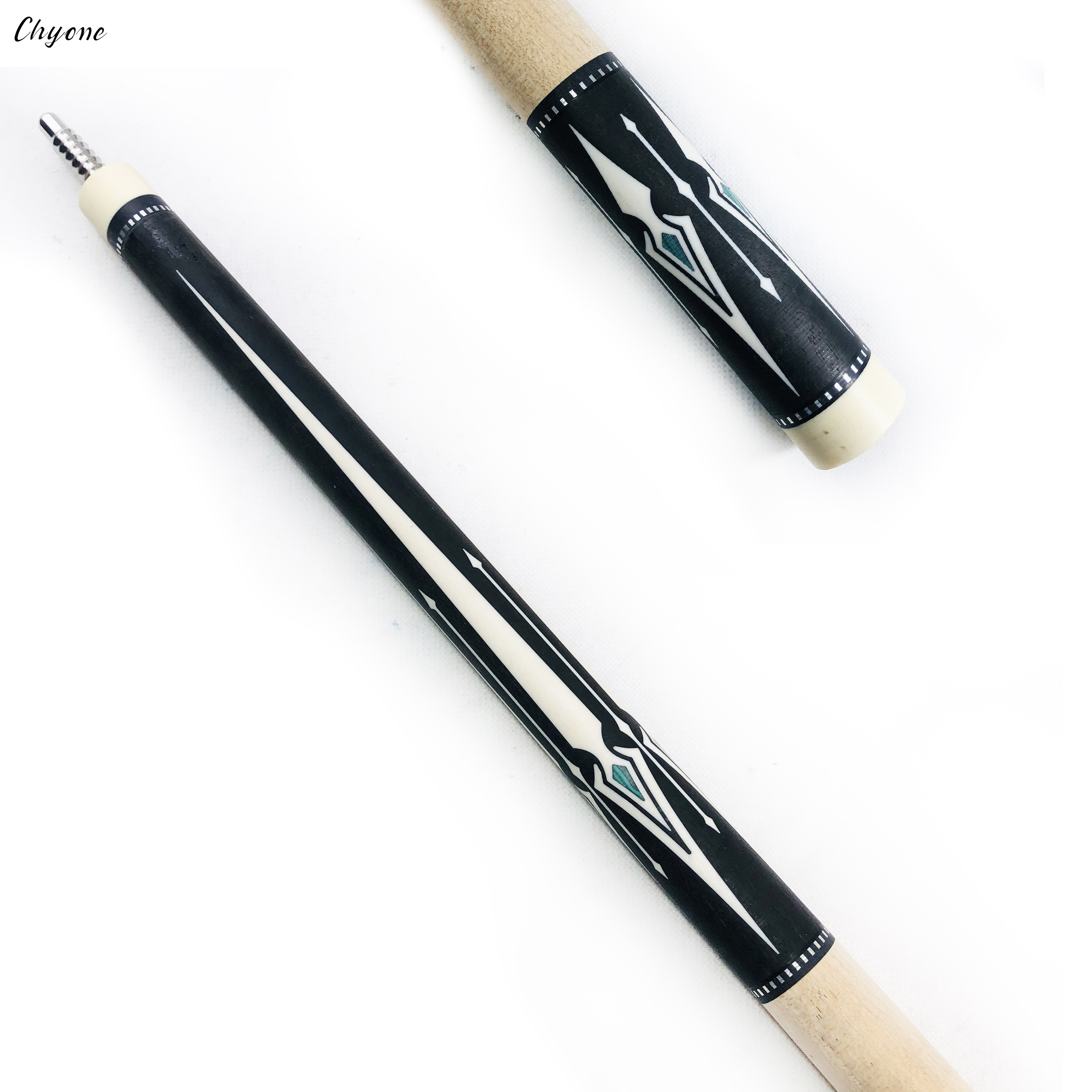 Buy Chyone Custom Half-finished Inlay Pool Cue Radial Joint Square Core ...