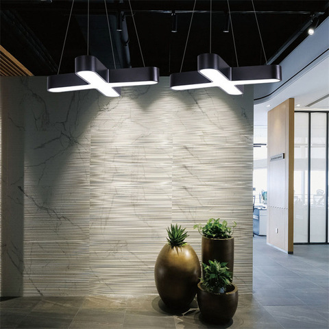 Buy Commercial Modern Chandelier Home Office Hanging Led Sign Ceiling ...