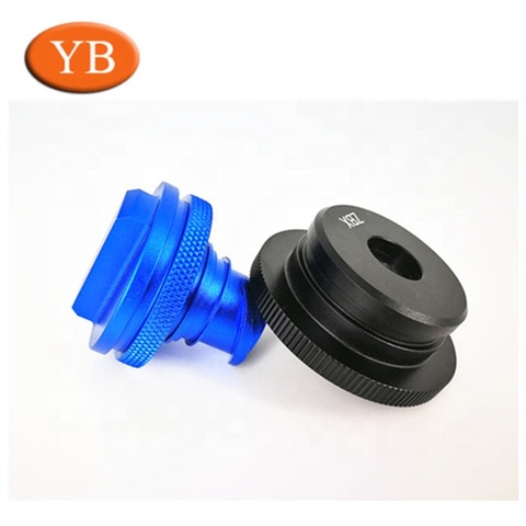 Buy Custom Aluminum Anodize Blue/green Tubes Screw Cap, Universal Fuel ...