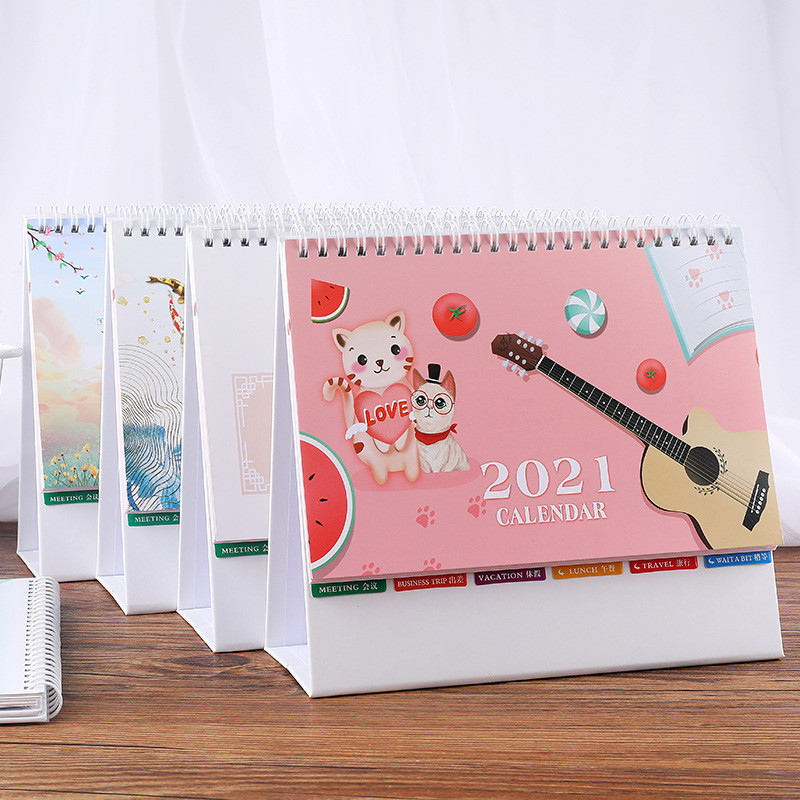 Buy Custom Desk Box Advent Cardboard Weekly Planner New Year 2020 ...