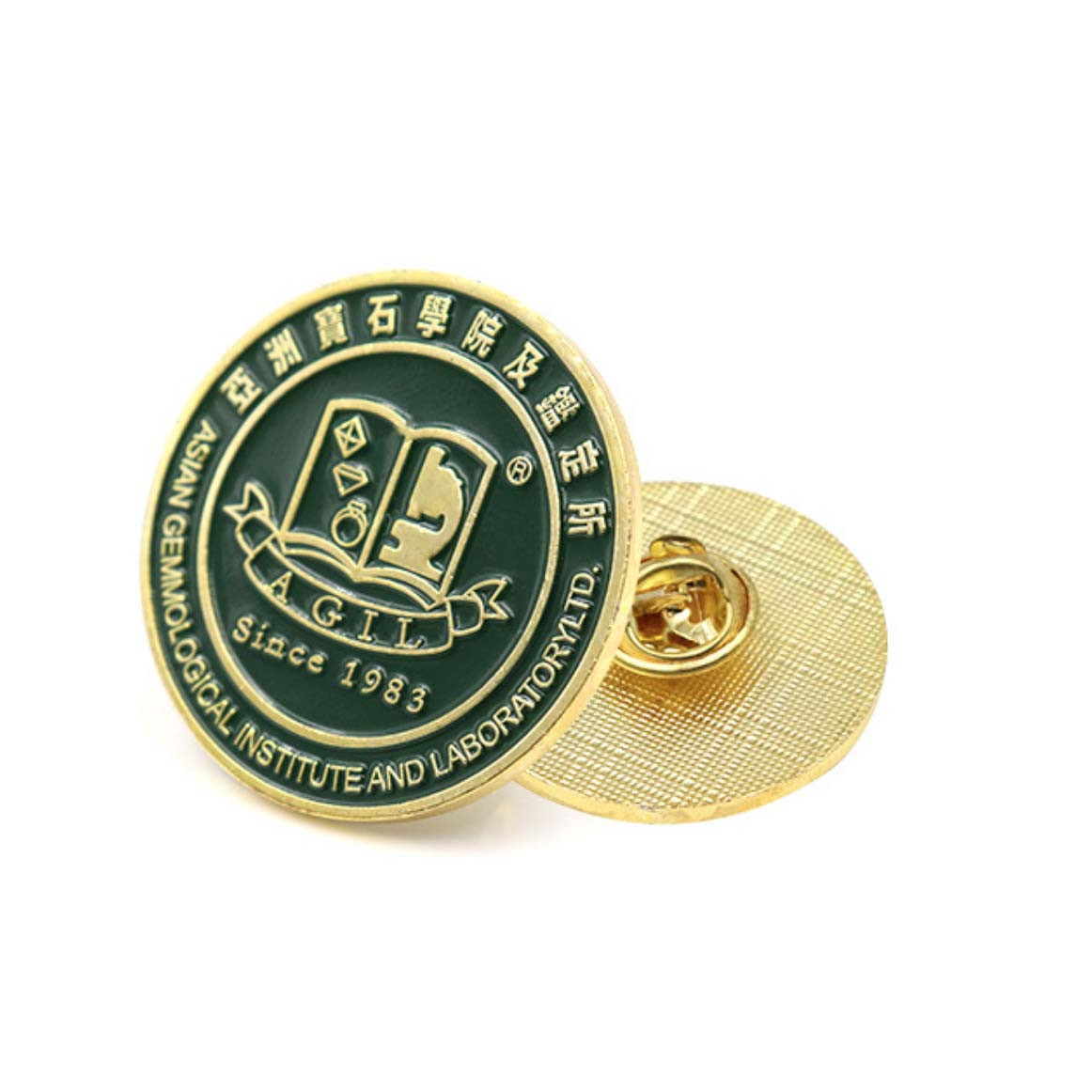 Buy Custom Your Logo Enamel Pin Badges School Badge,church Emblem,club ...