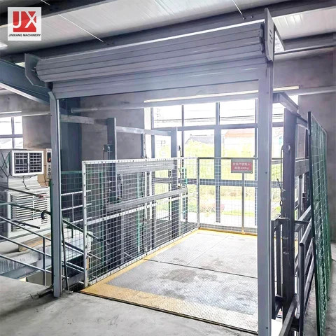 Buy Customizable Vertical Guide Rail Lift Hydraulic Cargo Lift ...