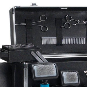 Buy Dog Grooming Tool Case With Wheels Purple,aluminum Grooming Case ...