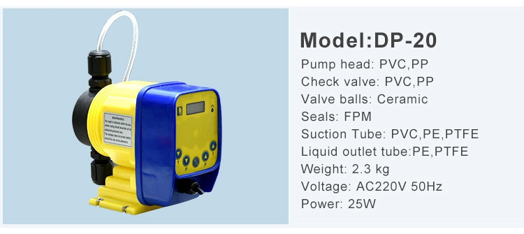 Buy Dp20 Plastic Diaphragm Liquid Dosing 12 Volt Chemical Pump from ...