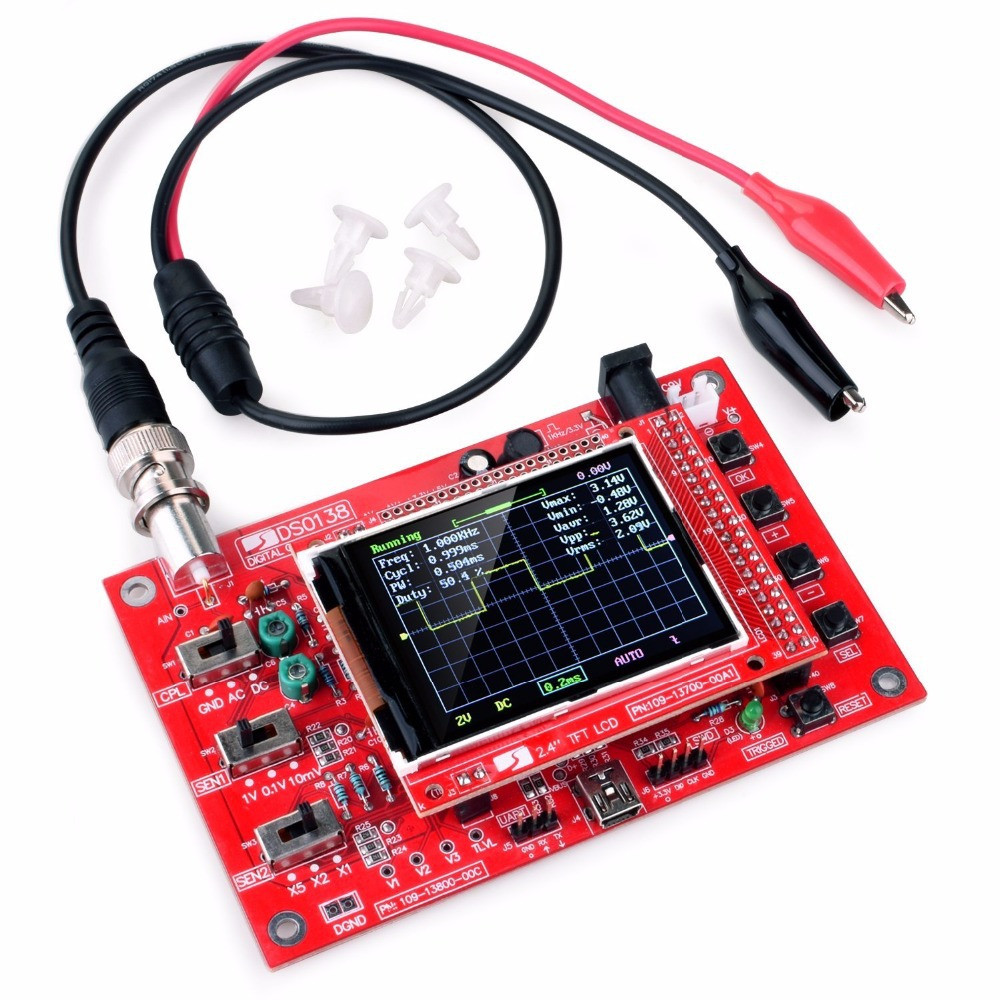 Buy Dso138 Oscilloscope Kit Finished Electronic Teaching Training ...