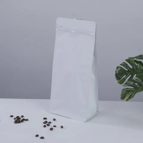 Buy Factory Wholesale Coffee Packaging Resealable Ziplock Stand Up Pouches Flat Bottom Packaging ...