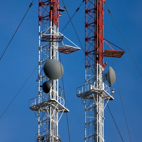 Buy Four-leg Steel Gsm Lte Cellular Communication Bts Antenna Tower ...