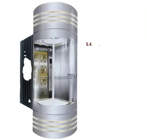 Buy Glass Small Outdoor Home Lift Elevator For 2 Person from SHANGHAI ...