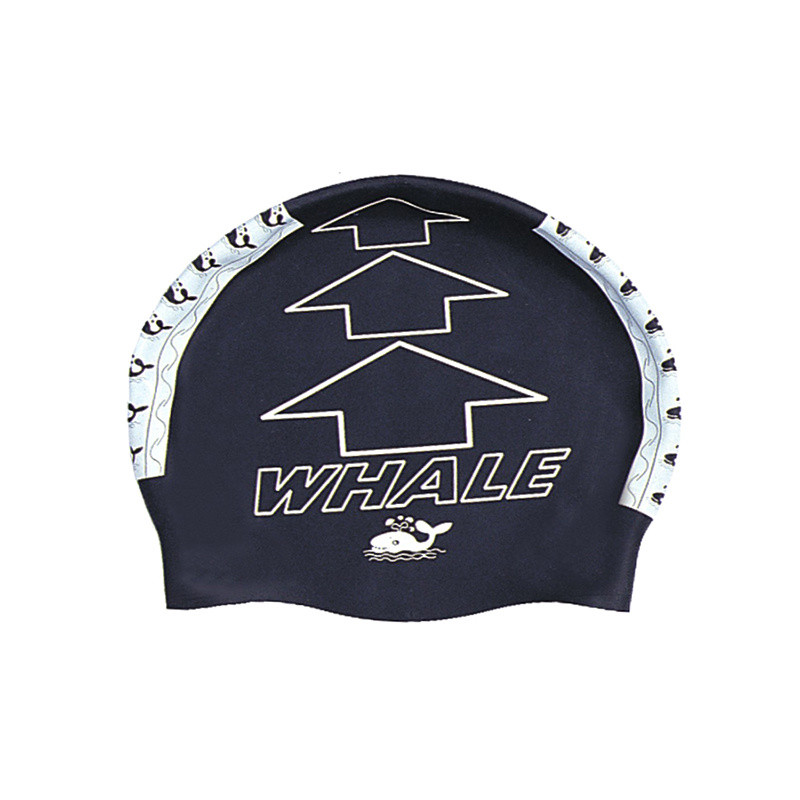 Buy Great Stretch Swimming Pool Caps Silicone No Wrikle Print Swim Cap ...