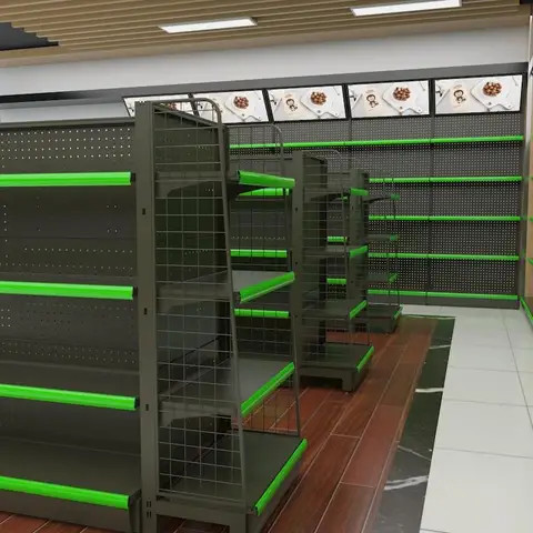 Buy Grocery Display Rack Retail Shelving Units Used Departmental Store ...