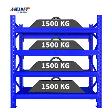 Buy Heavy Duty 4 Tier Steel Storage Shelves For Warehouses ...