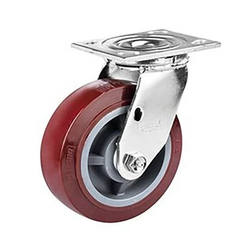 Buy Heavy Duty 4/5/6/8 Inch Tread Pu Caster Wheel Industrial Casters ...