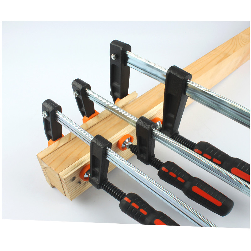 Buy Heavy Duty Malleable Cast Iron Bar Clamp Woodworking Clamping Tools ...