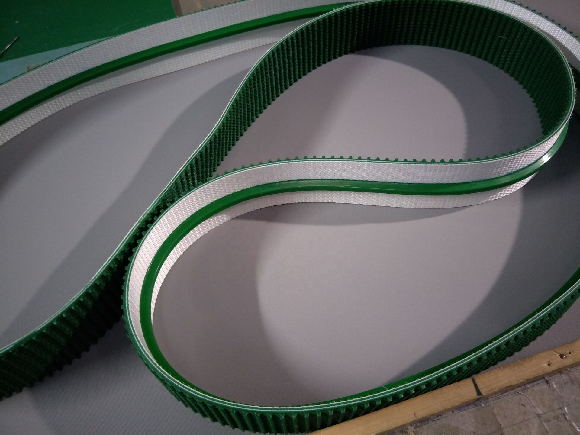 Buy High Grip Rough Top Pvc Conveyor Belt With Bottom Guides from ...