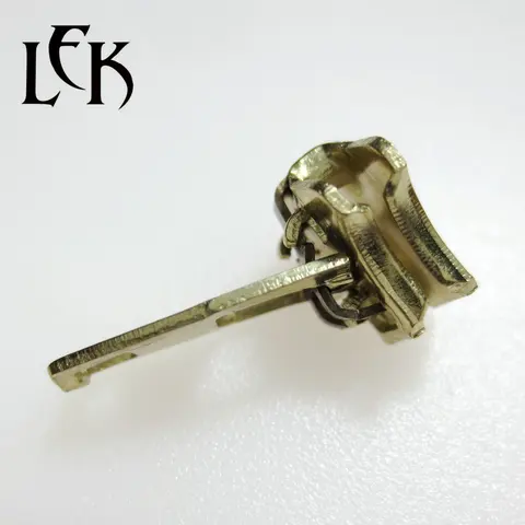 Buy In Stock Fast Delivery Stainless Steel 304 Golden Zipper Pull For ...
