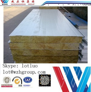 Buy Lightweight Rockwool Sandwich Panel For Prefab House For Bahrain ...