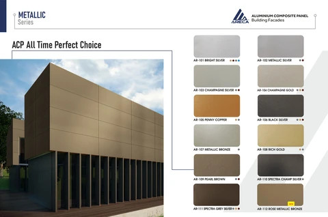 Buy Low Price Galvanized Rose Metallic Acp Sheet For Give Real Metallic ...