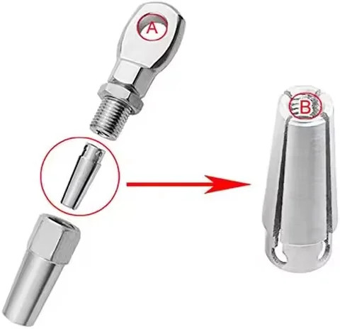 Buy Marine Grade 316 Stainless Steel Swageless Eye Terminal Premium ...