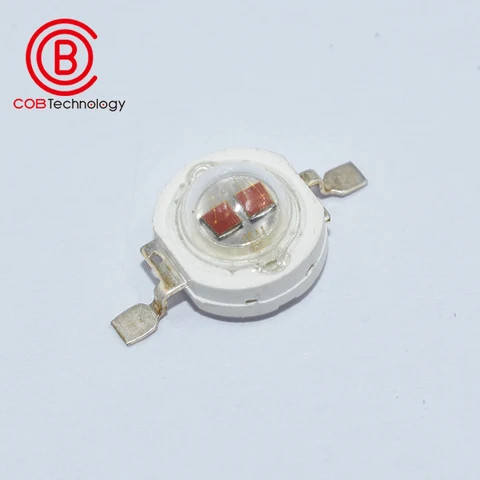 Buy Mini High Power Led Chip 1w 2w 3w Red Light 660nm Cob Led Chip For ...