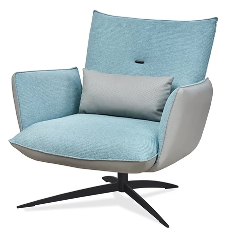 Buy Modern Design Single Sofa Chair Mid Century Modern Navy Blue Living ...